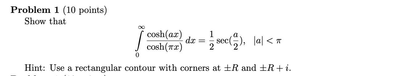 Solved Problem 1 (10 points) Show that | Chegg.com