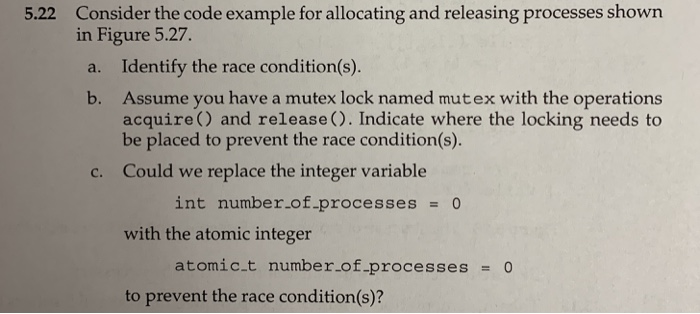 Solved 5.22 Consider the code example for allocating and | Chegg.com