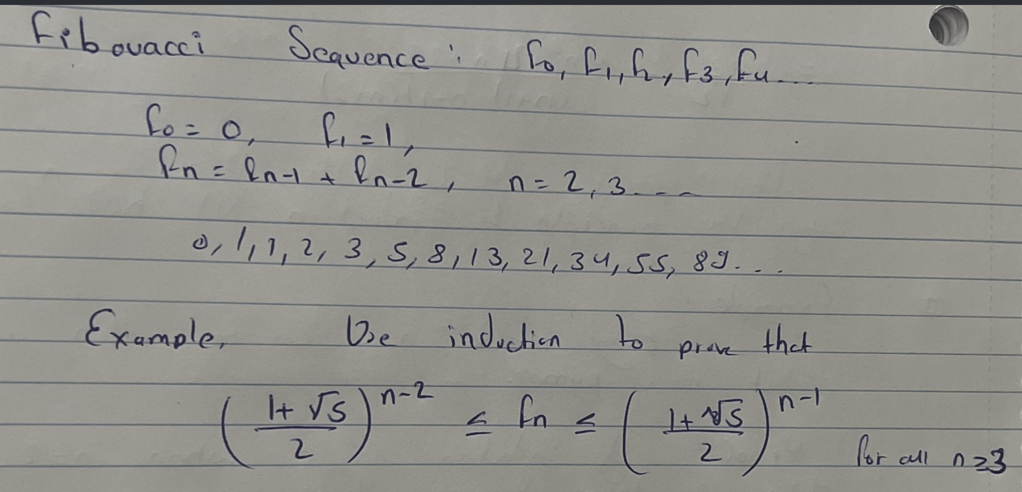 Solved Fibonacci Sequence : fo So=o. fial, fn = lott fn-2, | Chegg.com