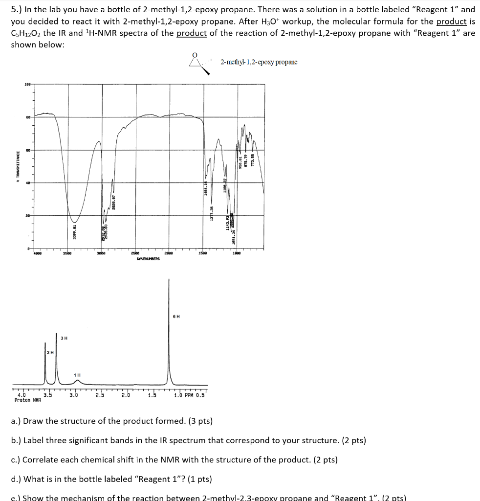 Solved 5.) In the lab you have a bottle of | Chegg.com