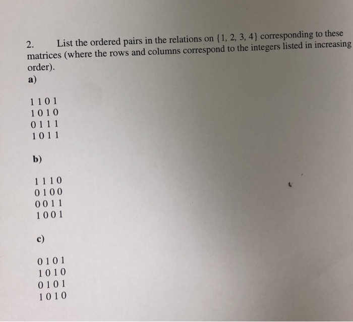 Solved Draw the directed graph representing each of the | Chegg.com