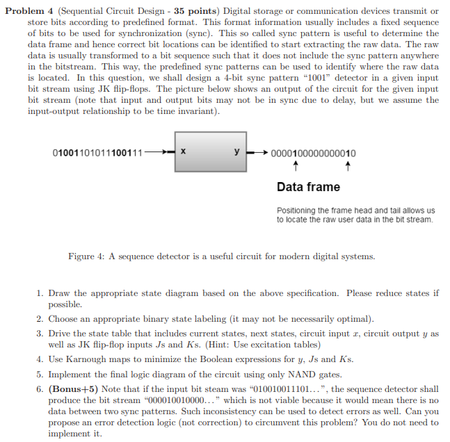 Solved Problem 3 Sequential Circuit Analysis 20 Points 