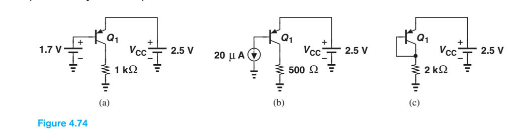 4.43. Determine the operating point and the | Chegg.com