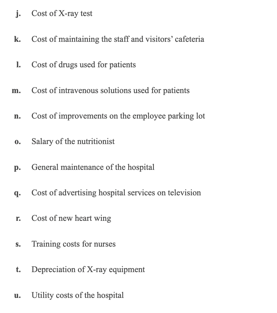 Solved PR 18-3A Cost Classifications for a Service Company | Chegg.com