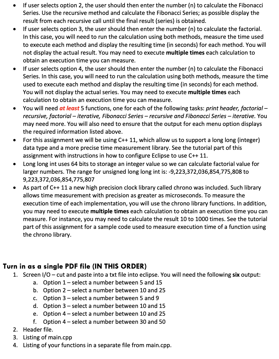 Solved Write a program that allows a user to compare the | Chegg.com