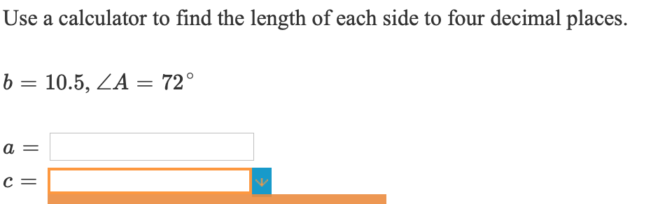 Solved Use a calculator to find the length of each side to | Chegg.com