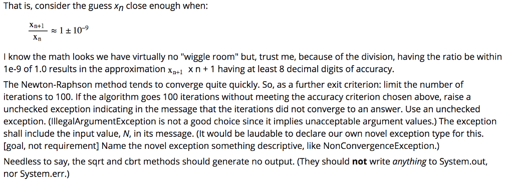 Solved public class Roots { public static double | Chegg.com