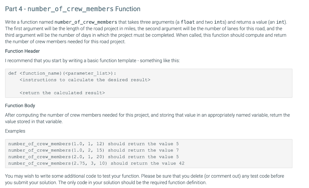Solved 13. Crew members can complete an amount of work in a | Chegg.com