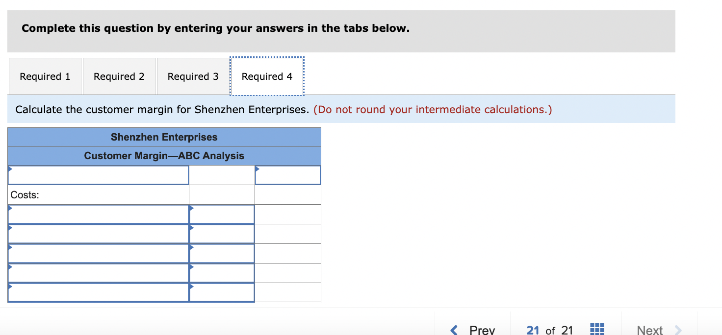 Solved Exercise 7-15 (Static) Comprehensive Activity-Based | Chegg.com