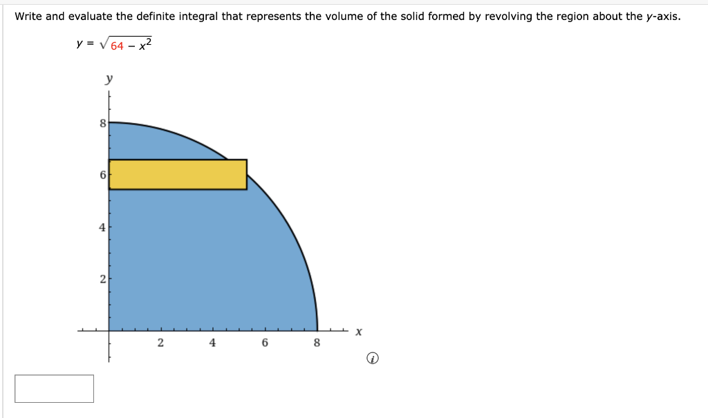Solved y=64−x2 | Chegg.com