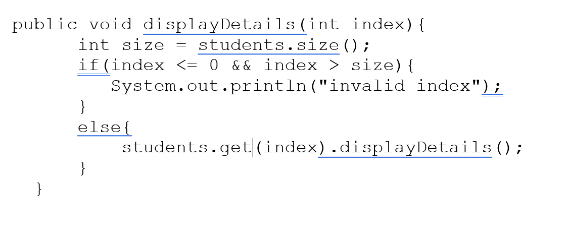 Solved Java Quiz: 1. Consider the following class | Chegg.com