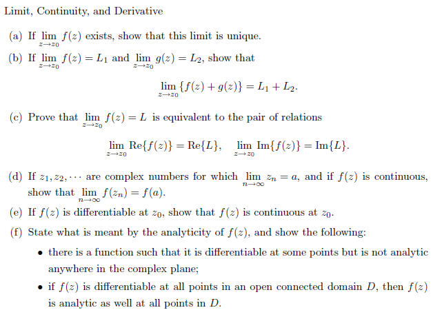 Solved Limit, Continuity, and Derivative (a) If lim f(x) | Chegg.com