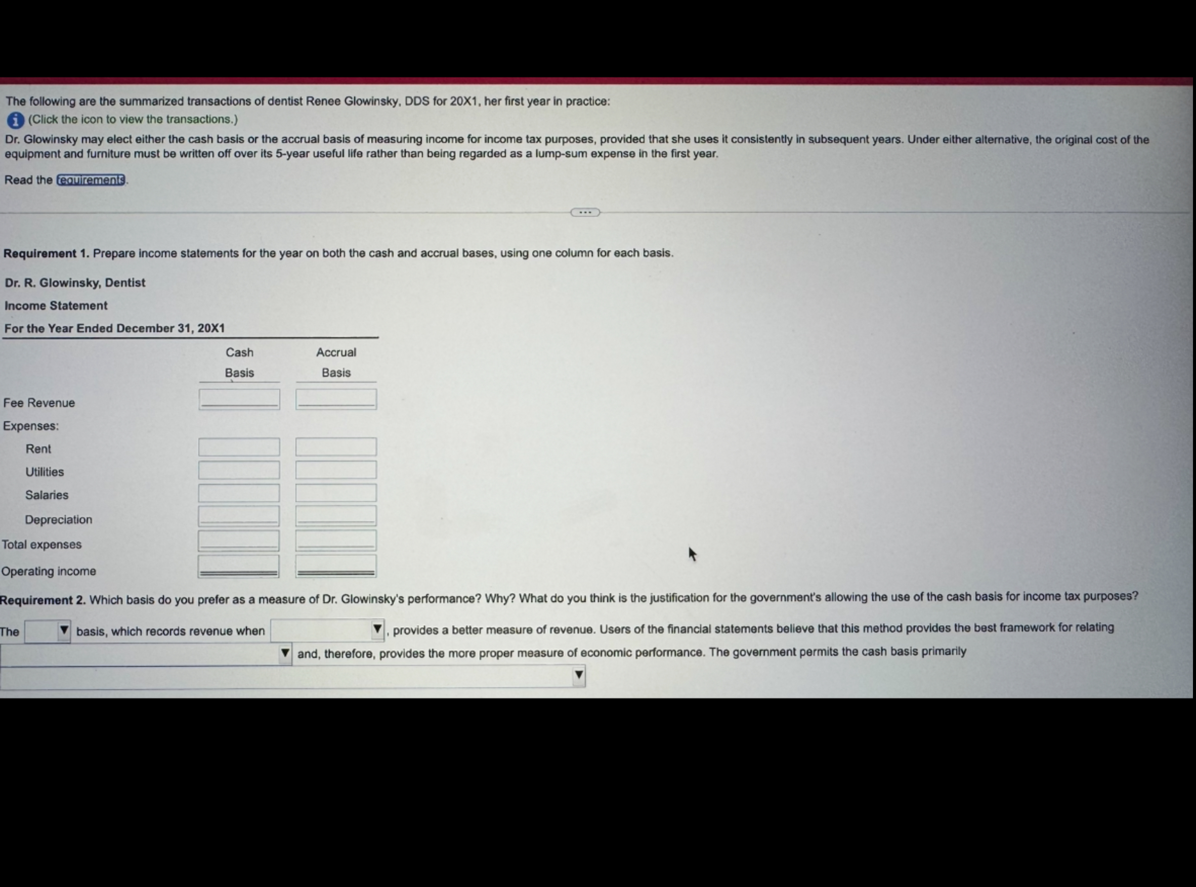 Solved More info a. ﻿Acquired equipment and furniture for | Chegg.com