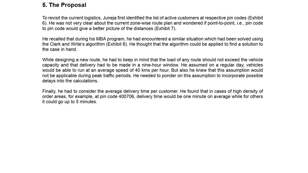 Solved Case Keywords: e-grocery, India, logistics cost, | Chegg.com