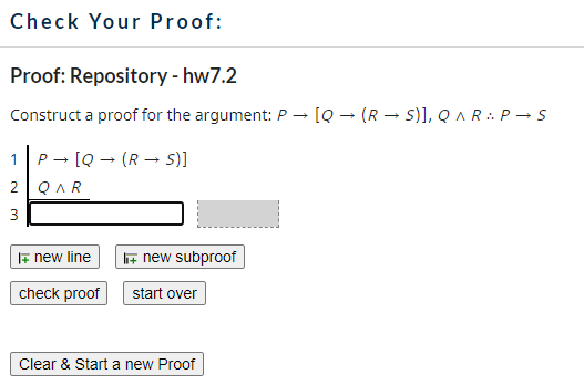 Solved Using the checker: A V Notation for logic operators | Chegg.com