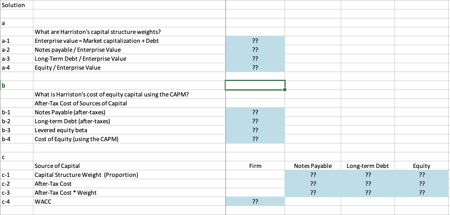 Solved Harriston Electronics builds circuit boards for a | Chegg.com