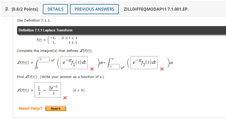 Solved 12. [0.8/2 Points] DETAILS PREVIOUS ANSWERS | Chegg.com