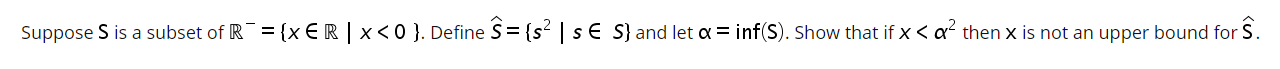 Solved Suppose S is a subset of Rº = {xER