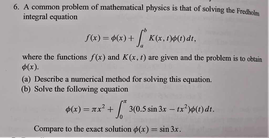 Solved This is a Numerical Methods question. The original | Chegg.com