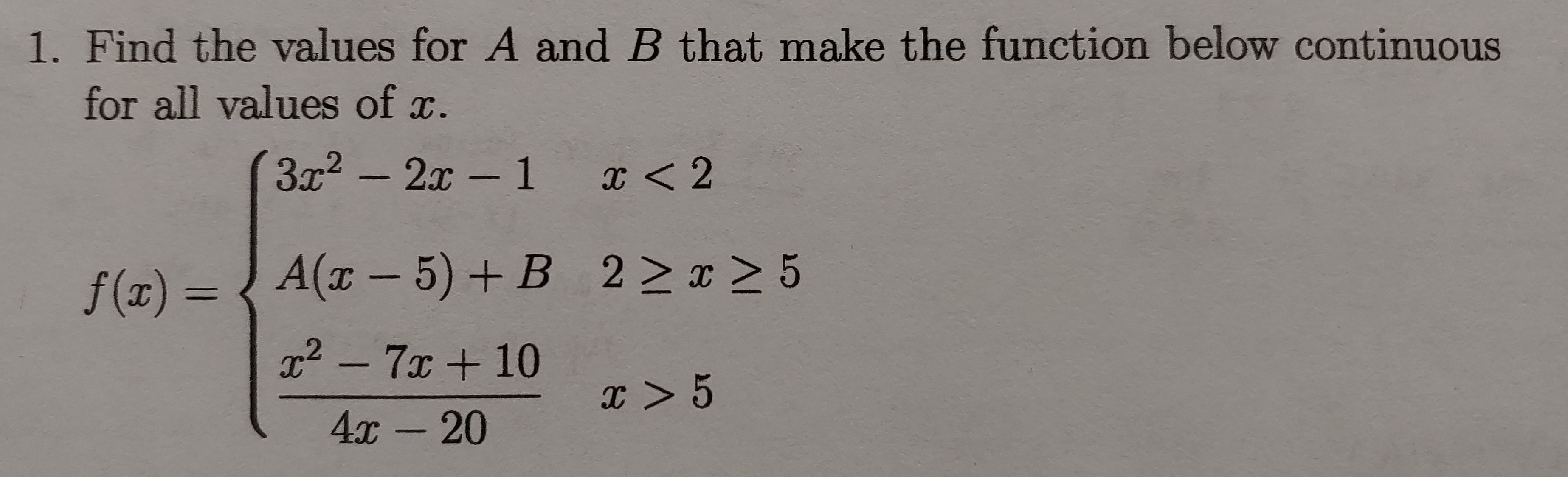Solved Why does 2 ≥ x ≥ 5 become 2 ≤ x ≤ 5 when solving? | Chegg.com