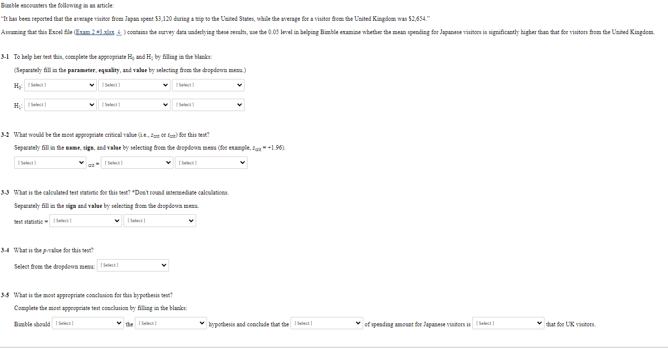 Solved Bimble encounters the following in an article: "It | Chegg.com