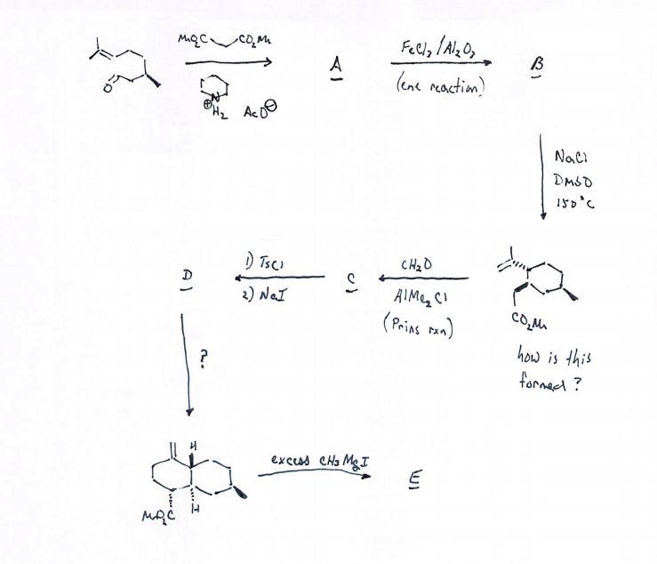 Solved Predict the intermediate molecules and the solutions | Chegg.com