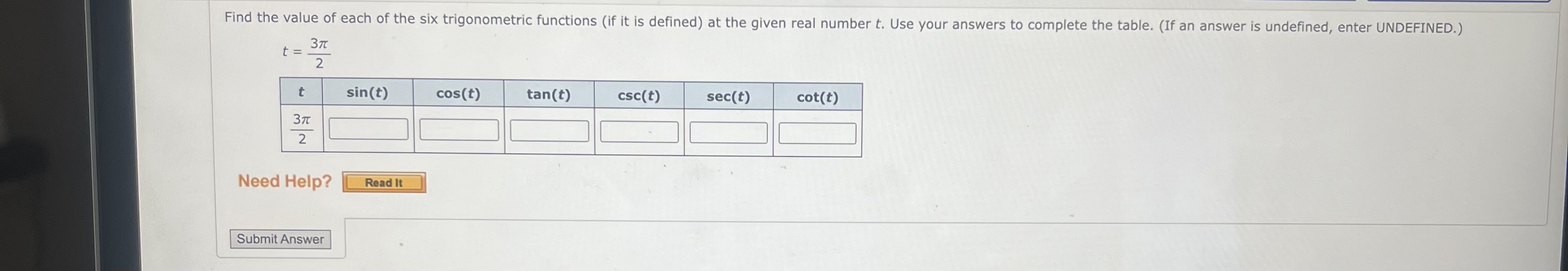 Solved t=23π | Chegg.com