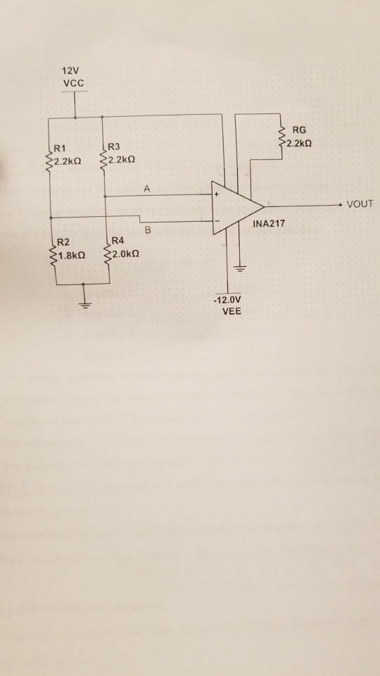 Solved Calculate the output voltage of the following | Chegg.com