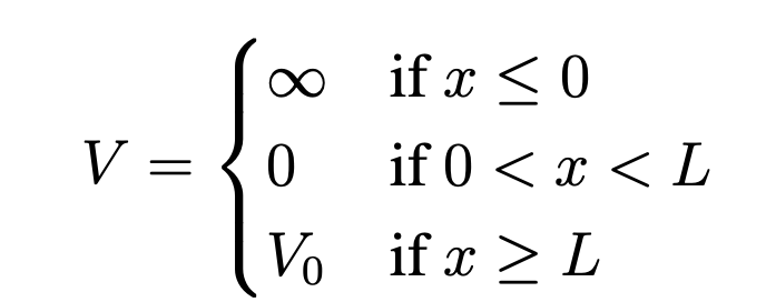 Solved Consider a particle in a “half-infinite” square well | Chegg.com