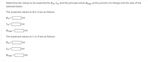 Solved Determine the section modulus and select the most | Chegg.com