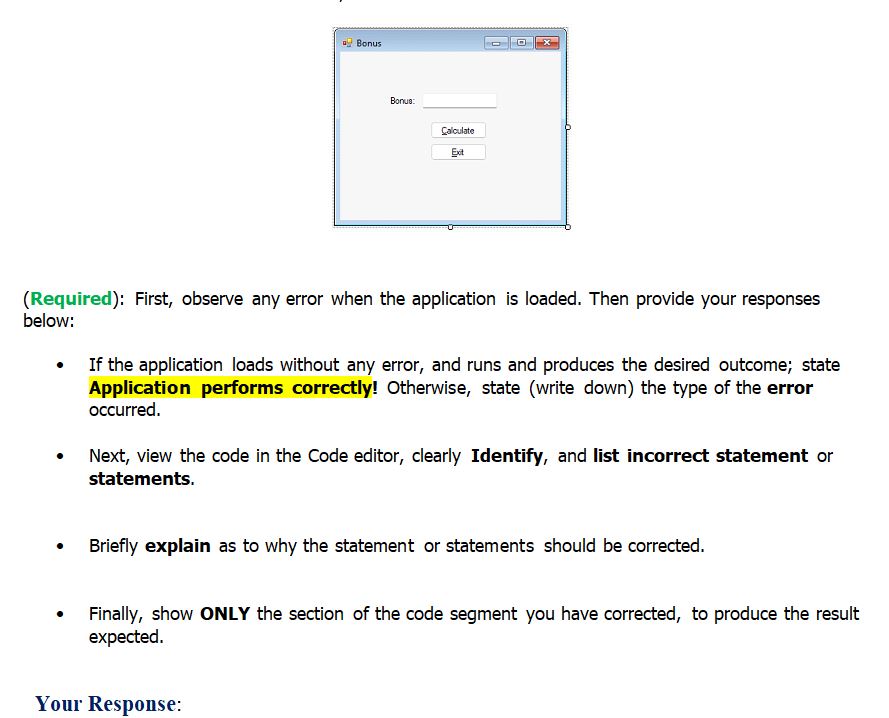 Solved Part Two: (2.5 points): An application needs to | Chegg.com