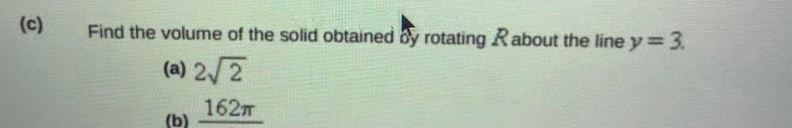 Solved Let Rbe the region bounded by the graph of | Chegg.com
