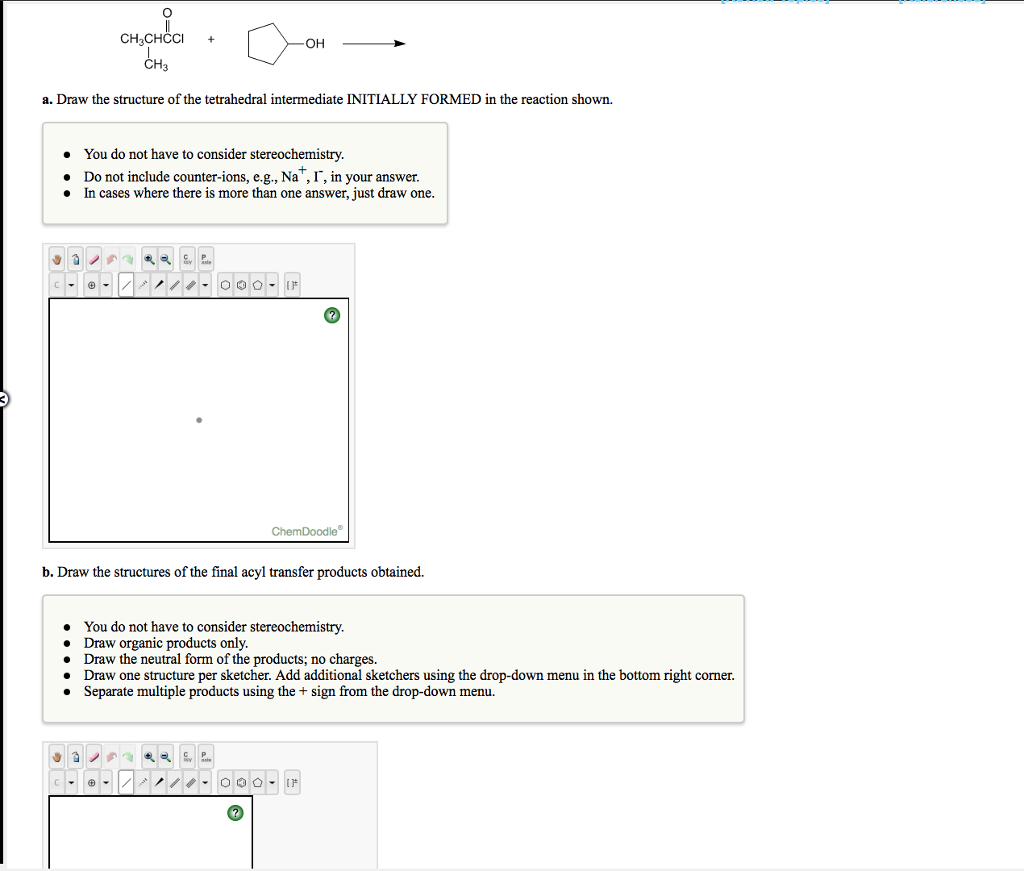 Draw The Intermediate And Final Organic Structures