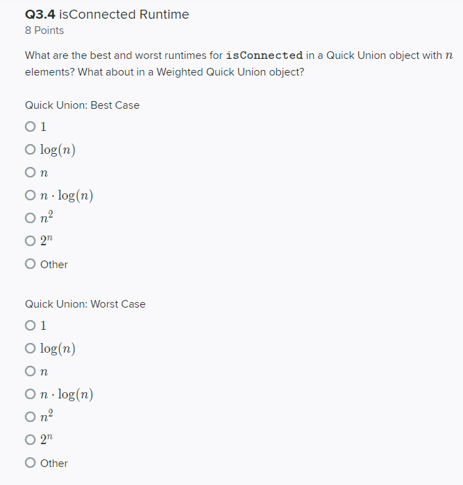 Draw the Weighted Quick Union object on 0 through 10, | Chegg.com
