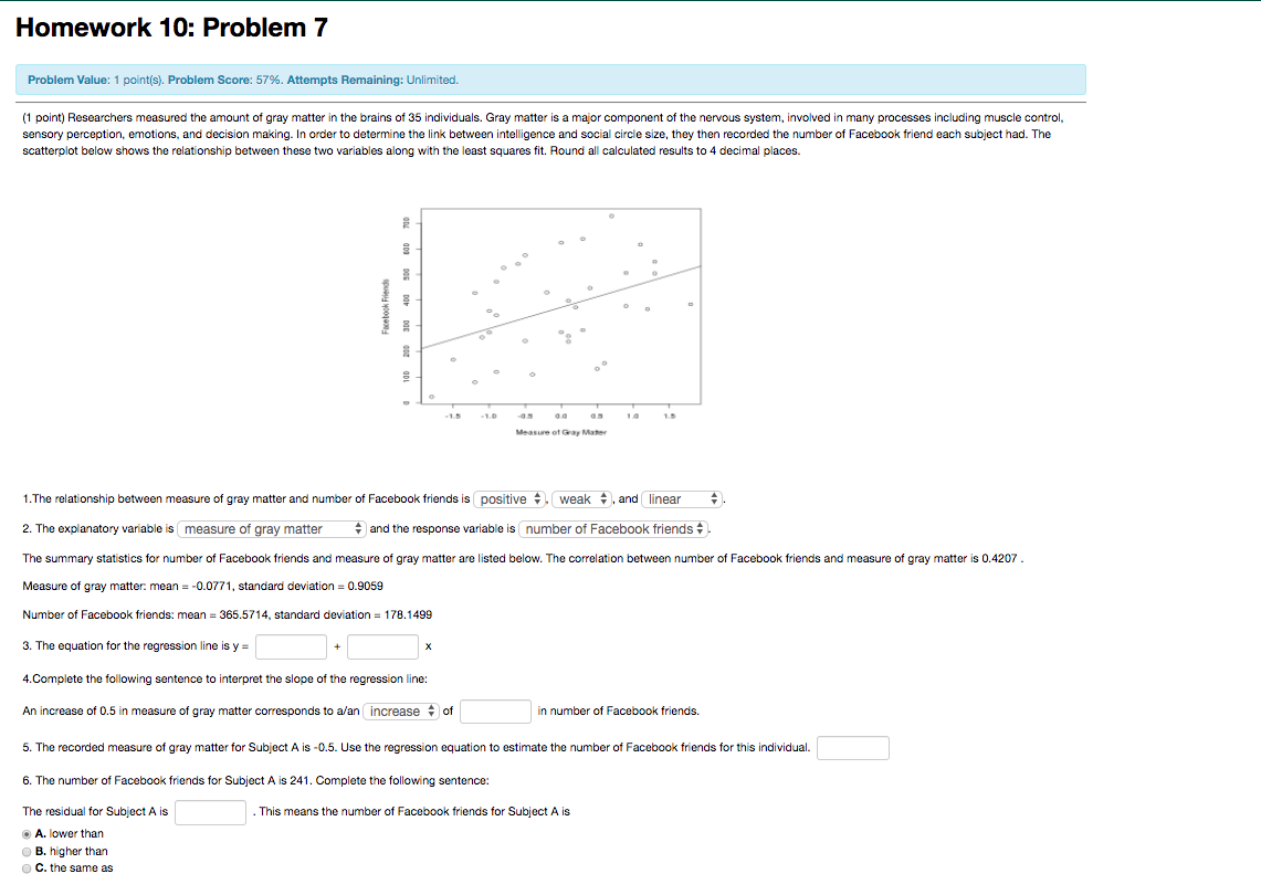 Solved Homework 10 Problem 7 Problem Value 1 Points 3088