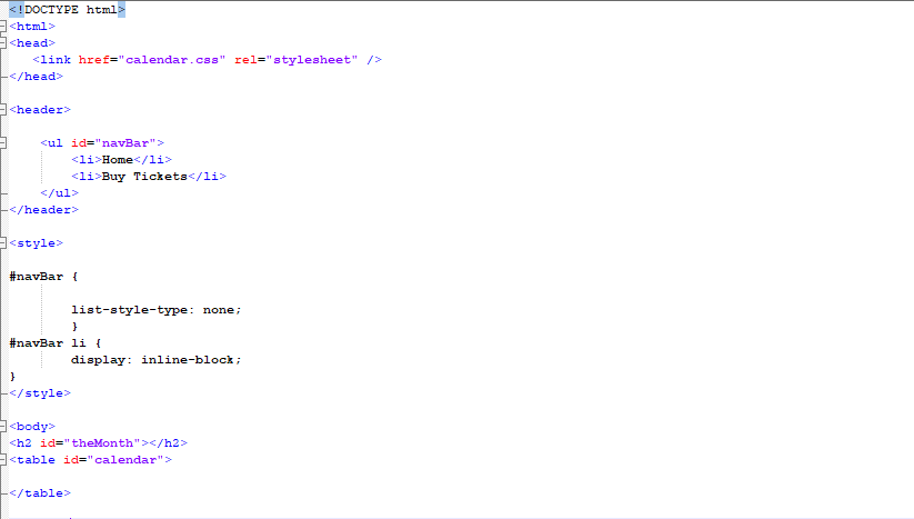 Solved Calendar logic: The calendar must be created with | Chegg.com