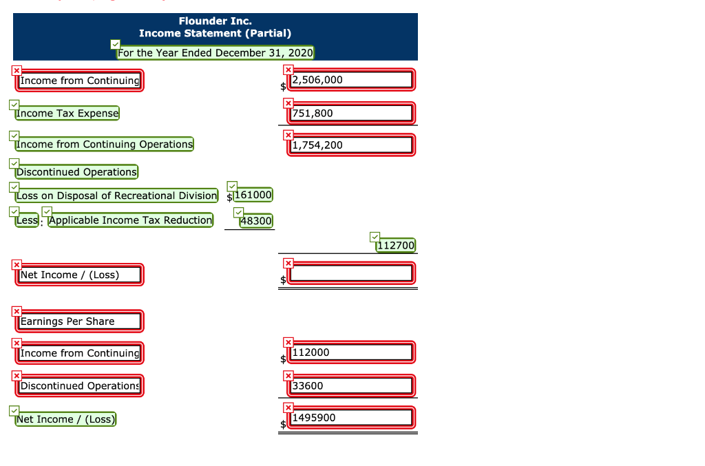 Solved *Problem 4-04 a-b (Part Level Submission) Flounder | Chegg.com