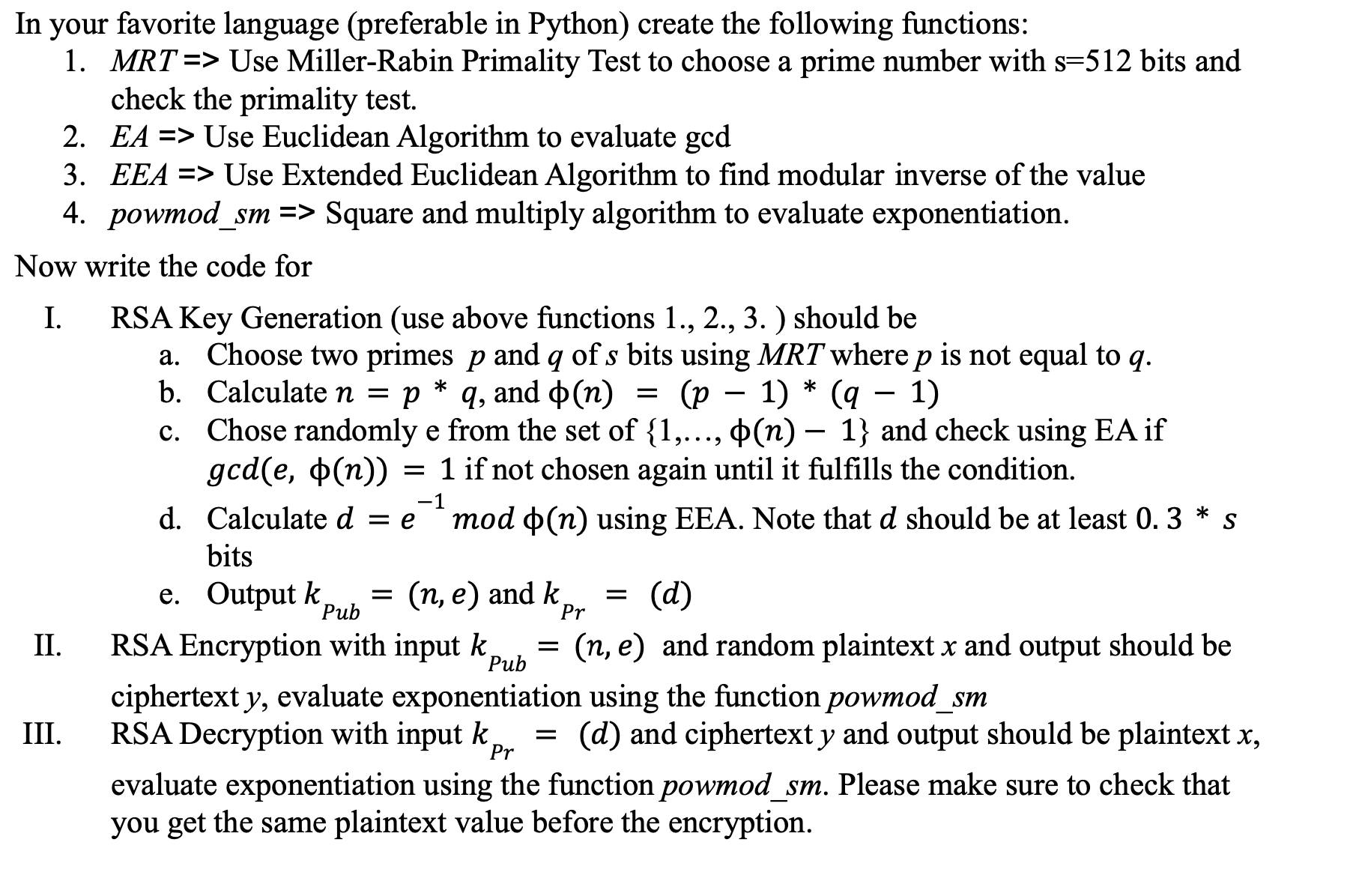 Solved In your favorite language (preferable in Python) | Chegg.com