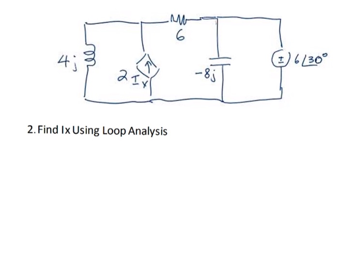 Solved Find Ix Using Loop Analysis | Chegg.com