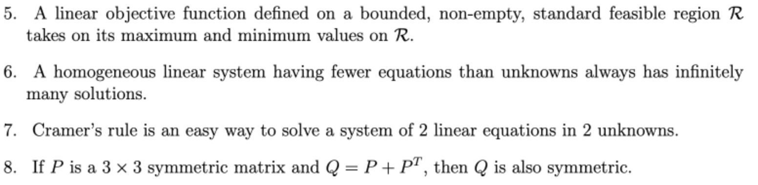 Solved 5. A linear objective function defined on a bounded, | Chegg.com