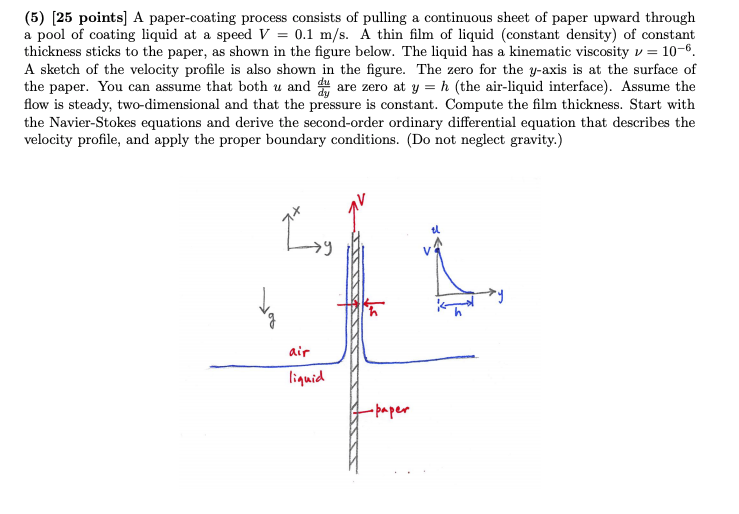 Solved (5) (25 points) A paper-coating process consists of | Chegg.com