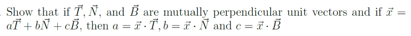 Solved Show that if I, Ñ, and B are mutually perpendicular | Chegg.com