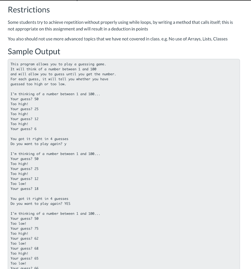 Solved Topics This assignment will give you practice with | Chegg.com