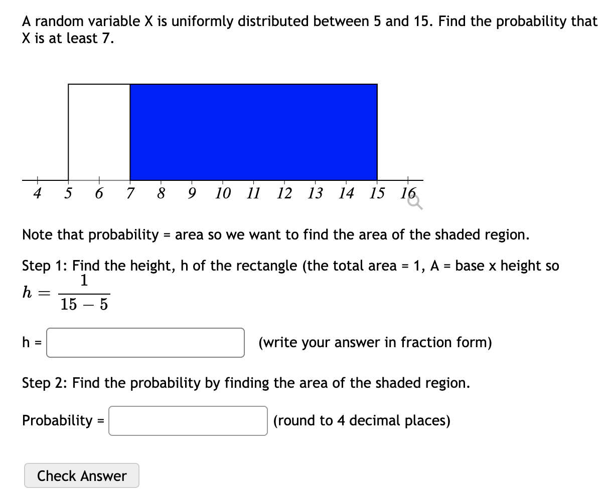 Solved A random variable X is uniformly distributed between | Chegg.com
