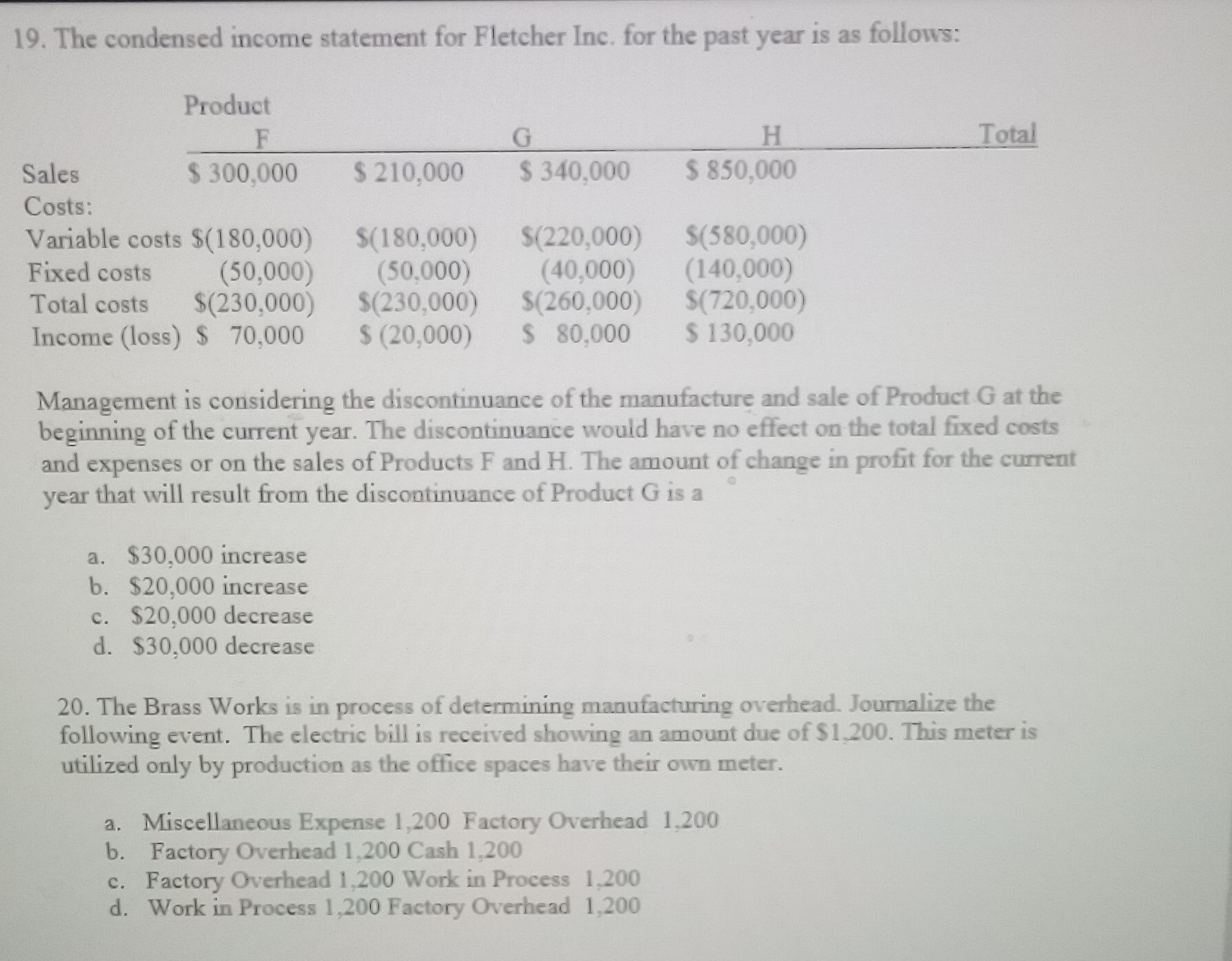 Solved 16. Mixed costs contain both fixed and variable | Chegg.com