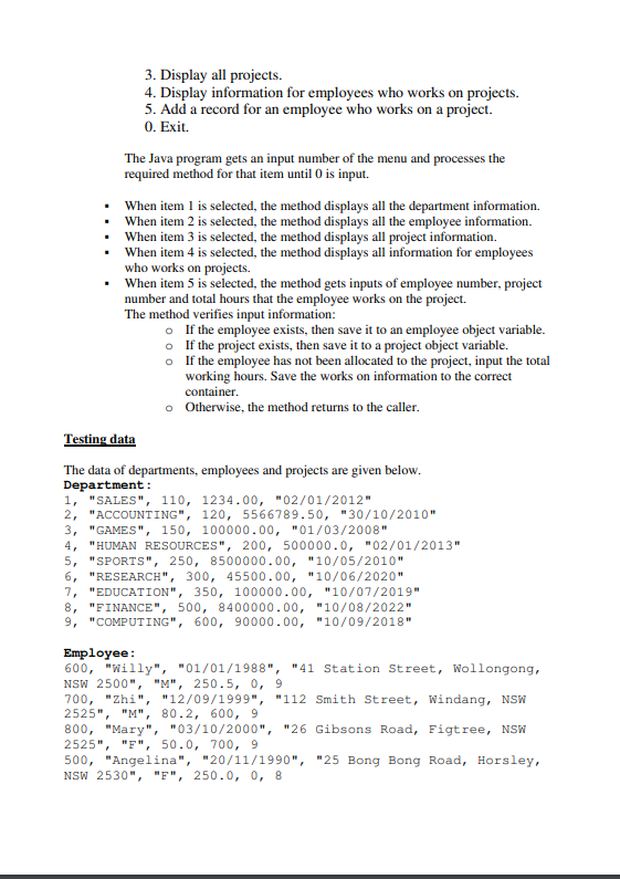 Solved Tasks In this assignment, you are required to design | Chegg.com