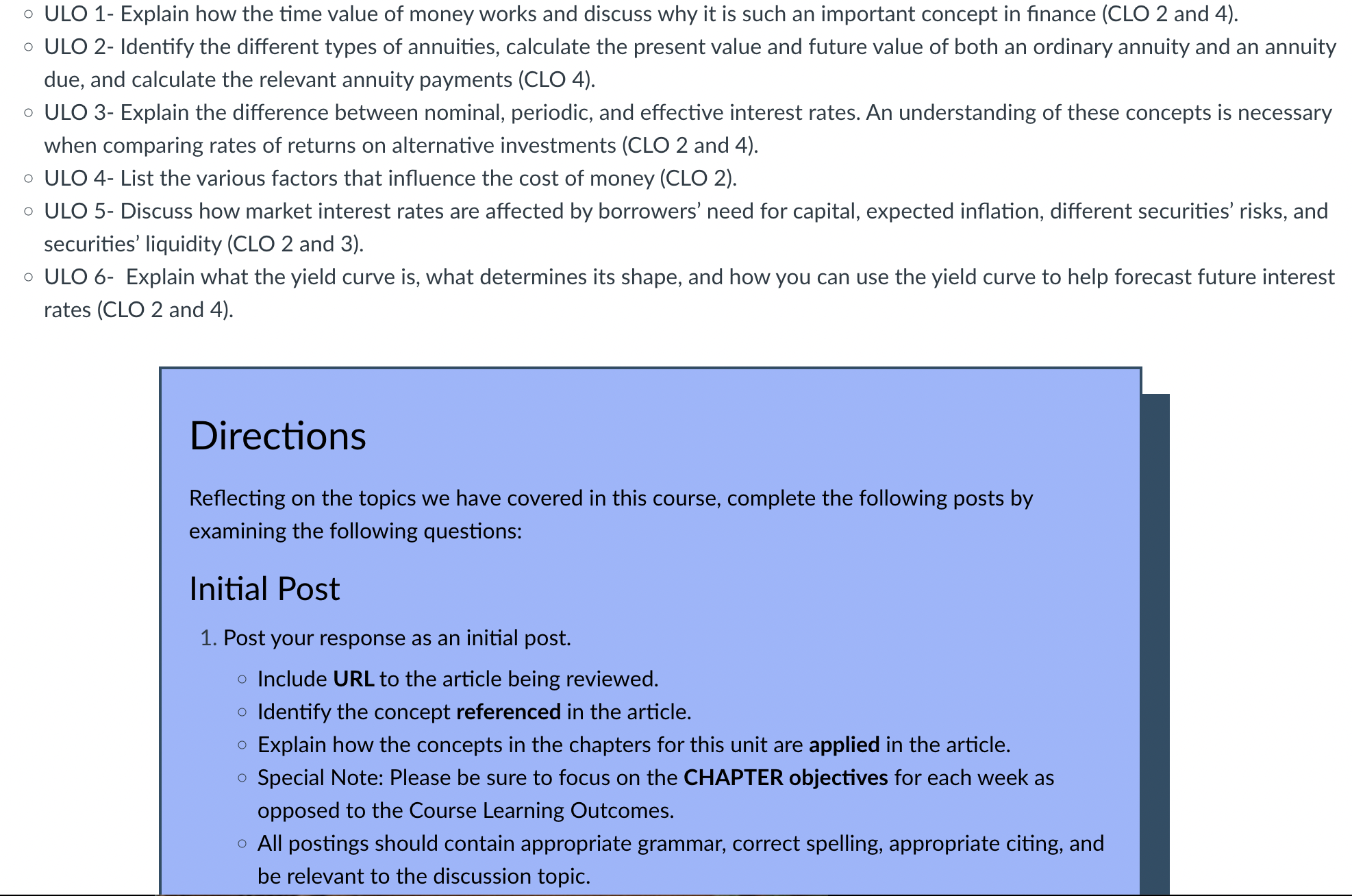 Solved DirectionsReflecting on the topics we have covered in | Chegg.com