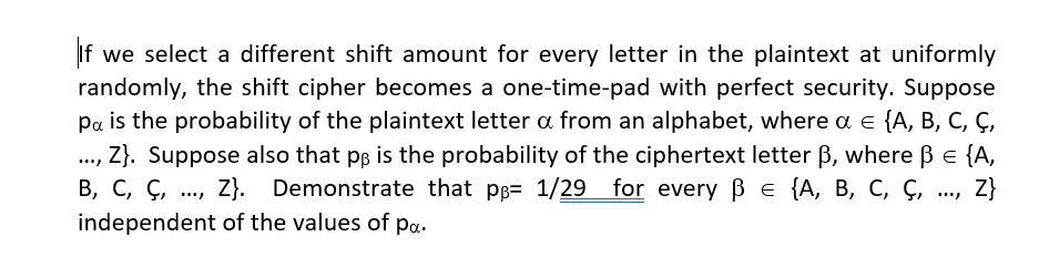 Solved If we select a different shift amount for every | Chegg.com