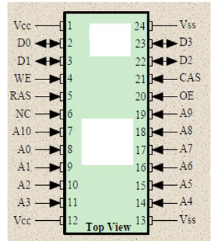 Solved Identify the memory IC shown below : Q) Show the | Chegg.com