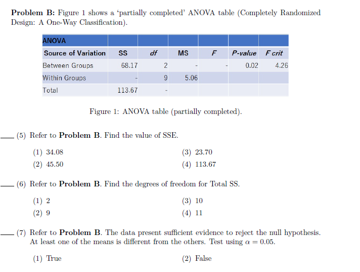 Solved Problem B: Figure 1 shows a 'partially completed? | Chegg.com